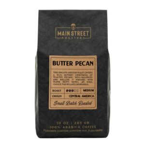 Main Street Roasters – Butter Pecan Crunch Flavored Coffee 10 oz Bag ...